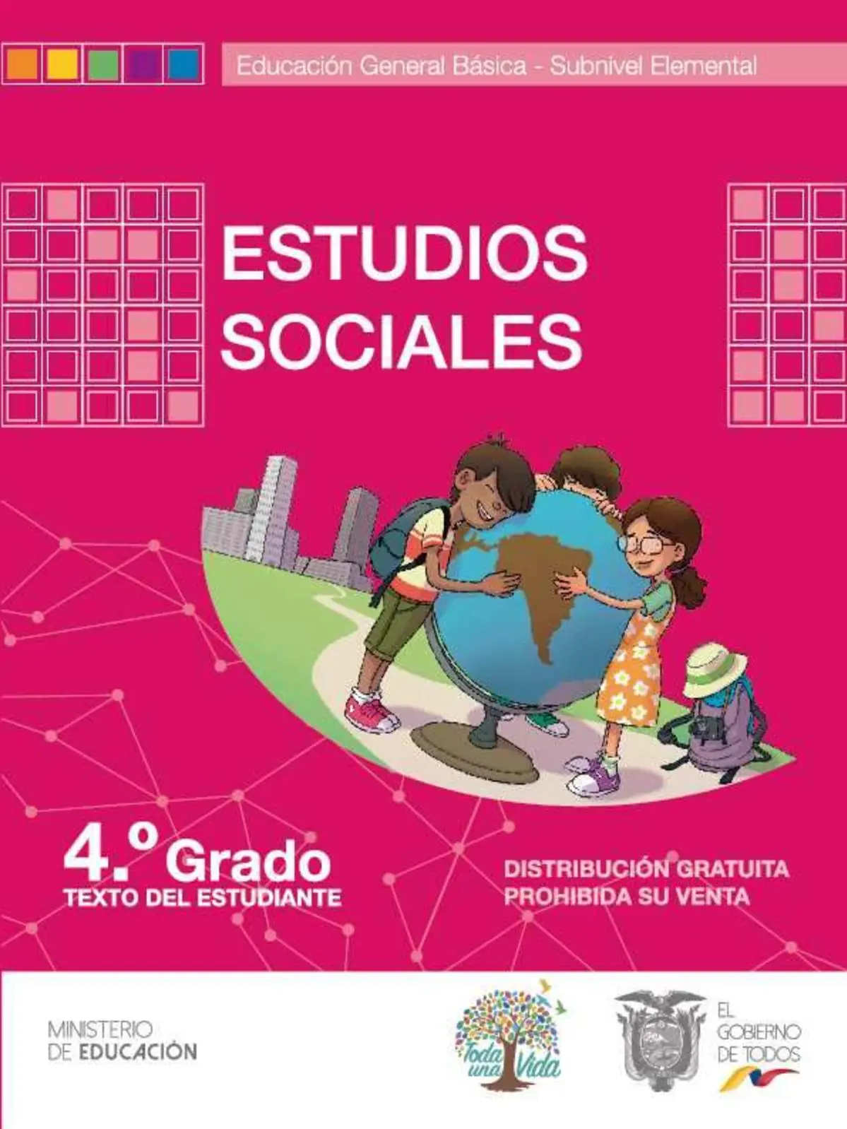 libro de Estudios Sociales 4 EGB 2024