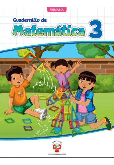 Libro de Cuadernillo de Matemática 3, tercer grado de Primaria 2024
