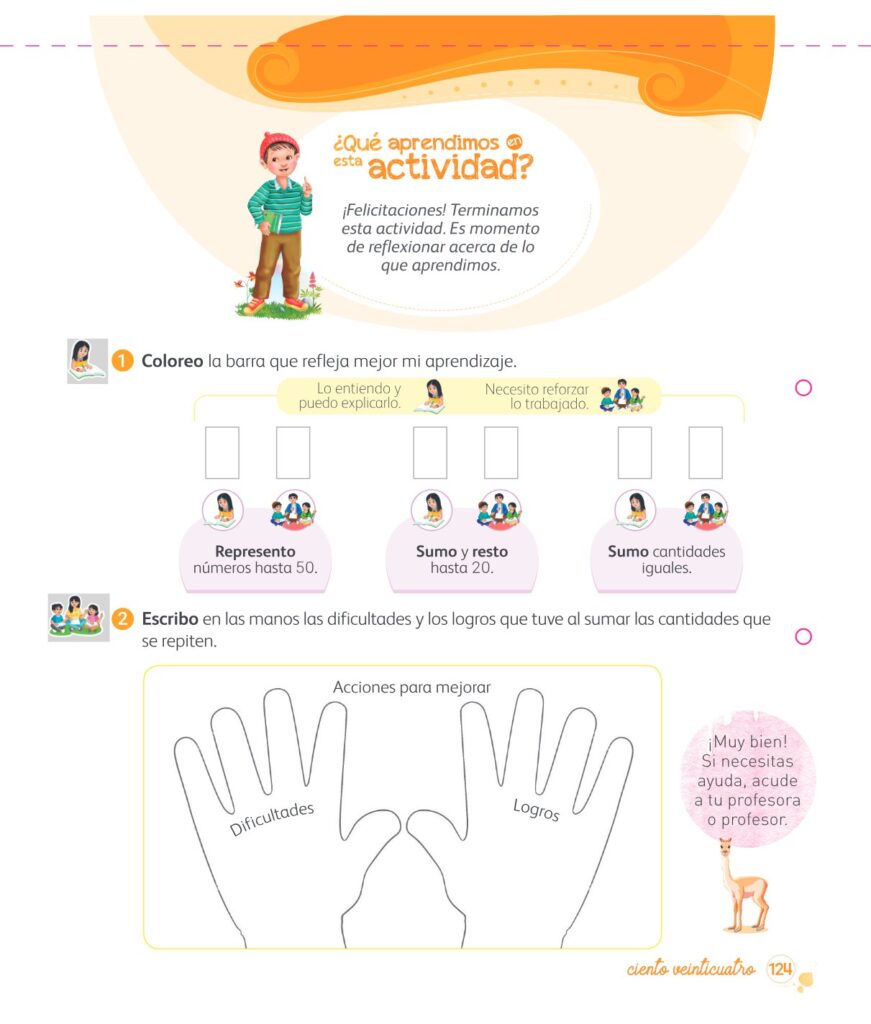 Matemática 1 – Mi cuaderno de autoaprendizaje – Pág 124 – Resumido Mis ...